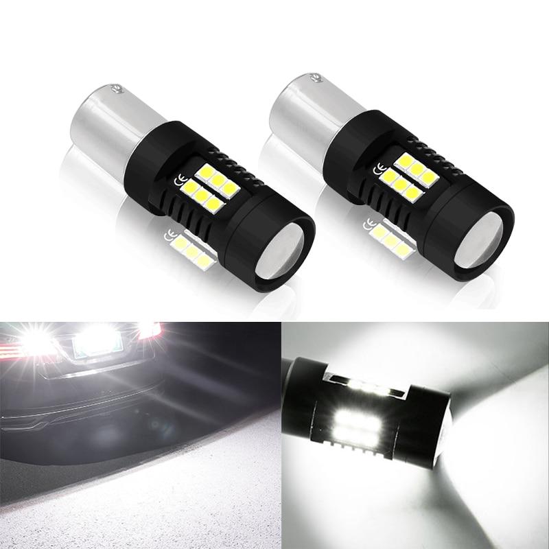 Buy 2 Pcs 1156 BA15S LED Bulbs Car Lights Turn Signal Reversing Brake ...