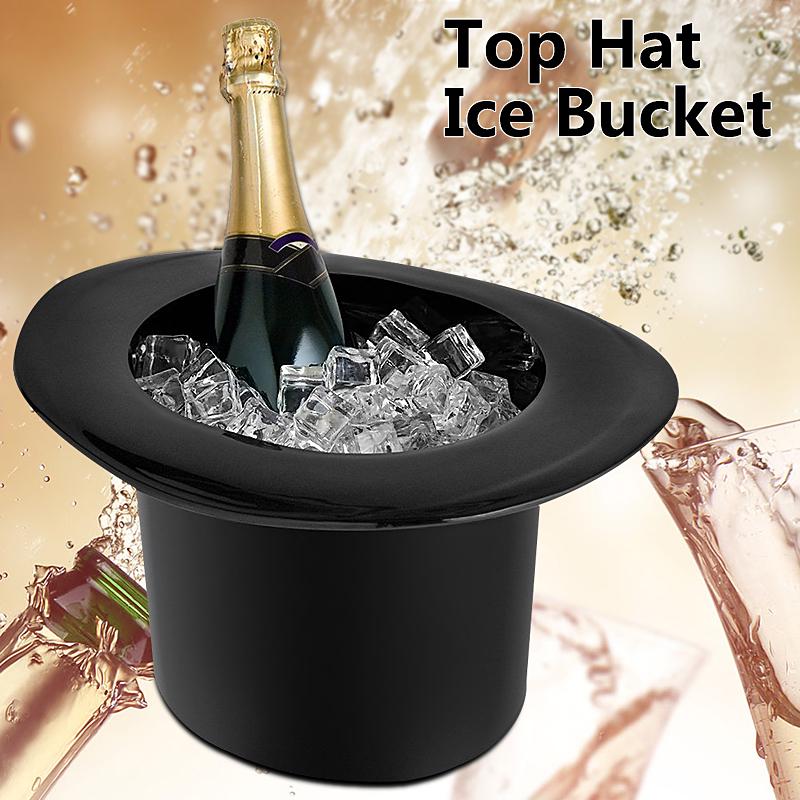 Buy 4L Top Hat Cap Shaped Ice Bucket Champagne Wine Bottle Drinking ...