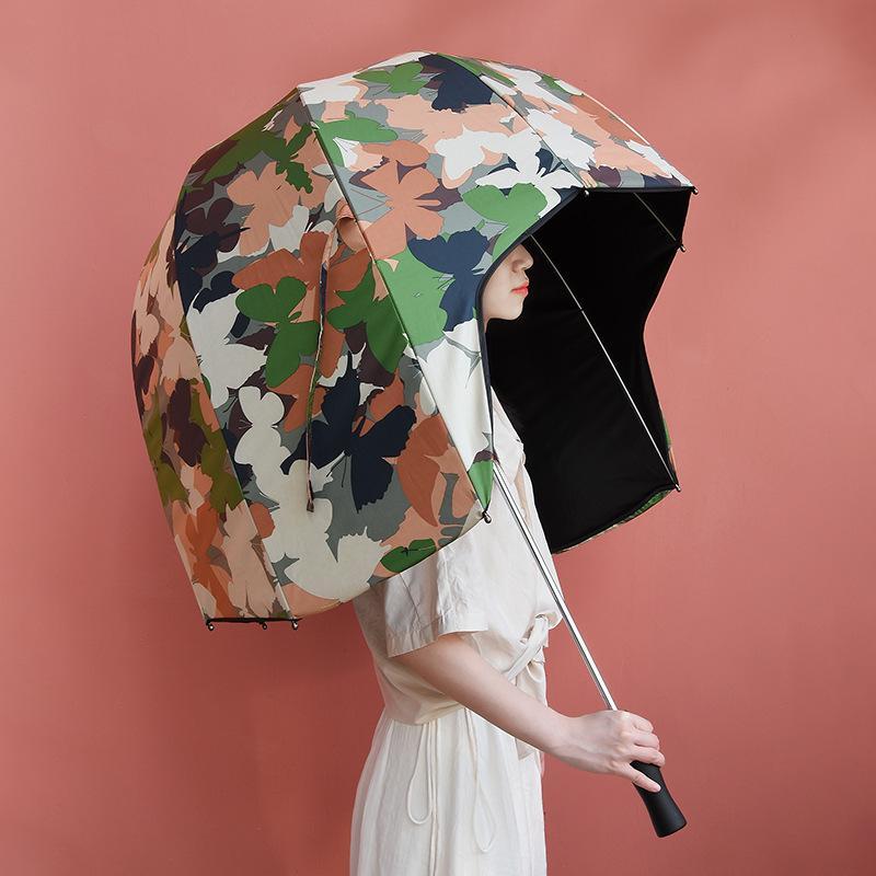 Buy Creative Selling Cute Helmet Umbrella Sunny and Rainy Dual-Use ...