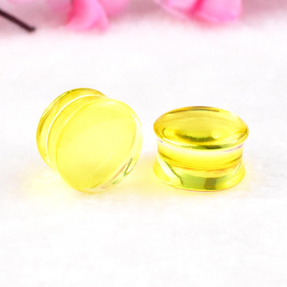 Buy 6-30mm 2Pcs Colourful Acrylic Ear Tunnels Gauge Ear Expander Plugs ...