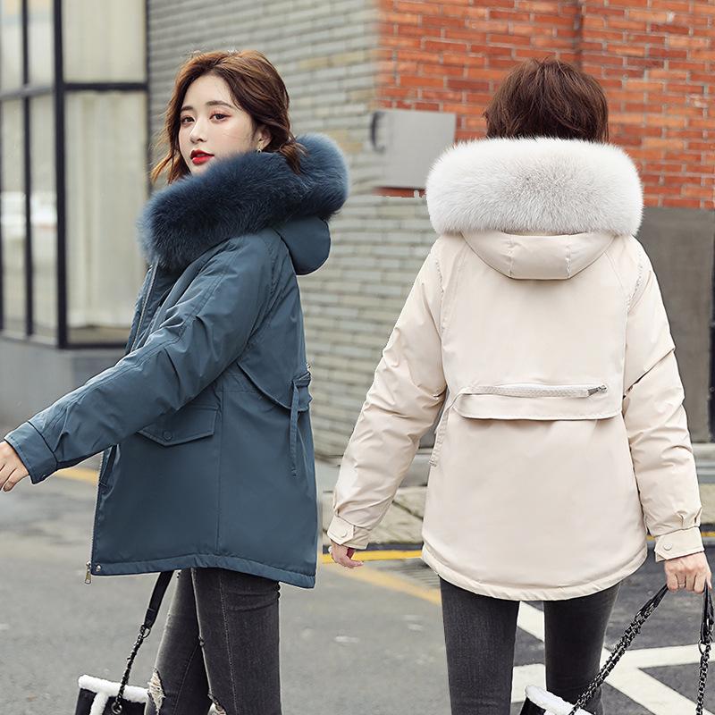 Buy Mid Length Jacket Women Slim Warm Down Jacket at affordable prices ...
