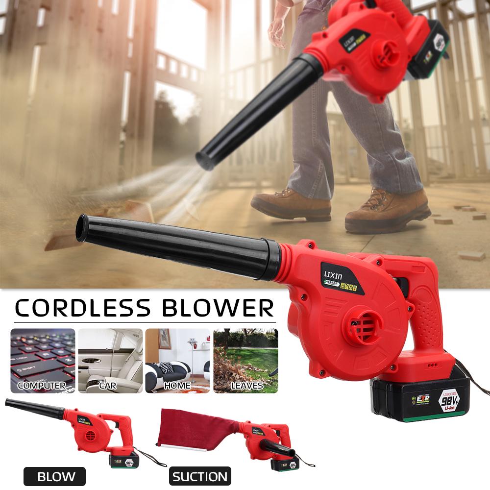 Buy 220V Cordless Electric Air Blower Handheld Blowing Lithium Battery ...