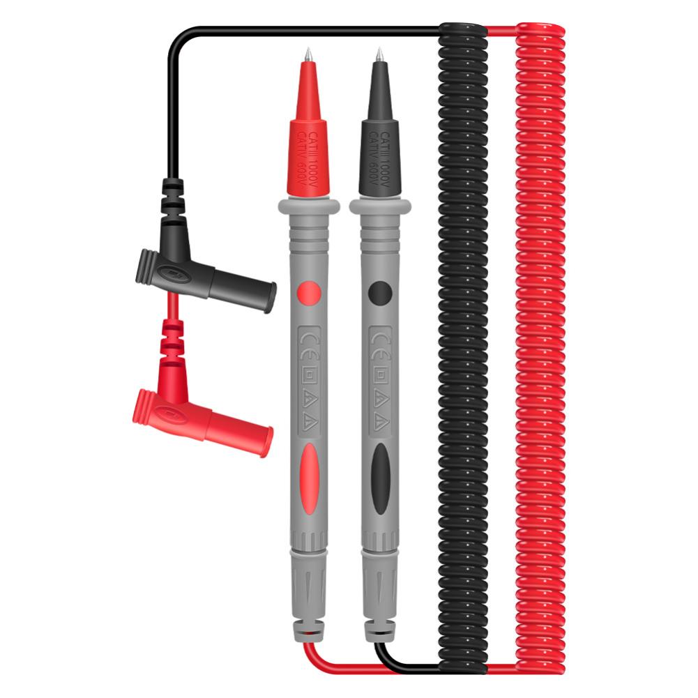 Buy 1 Pair 20A 1000V Universal Multimeter Probe Spring Test Leads For ...