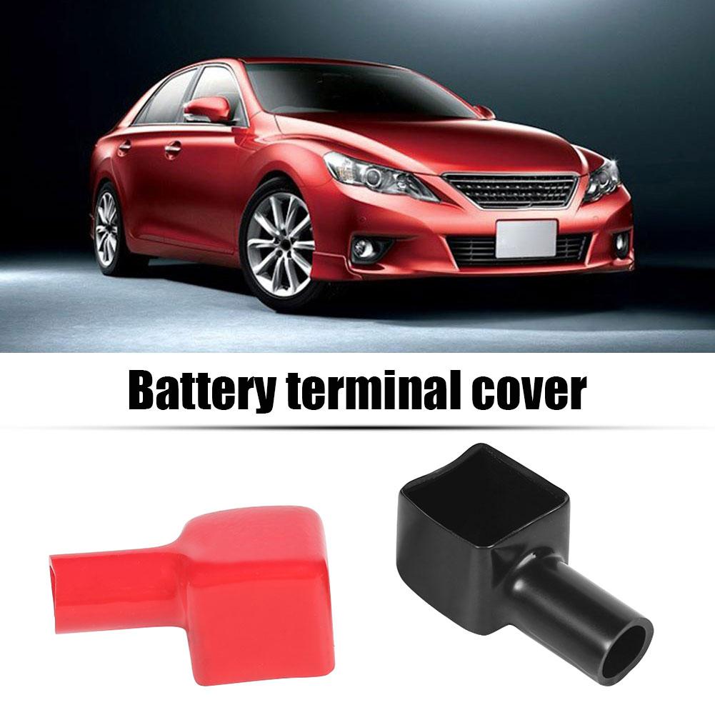 Satın alın 1 Pair Car Battery Terminal Covers Insulation Caps Red ...