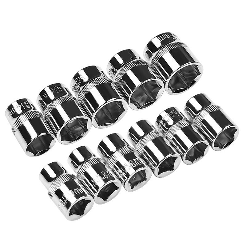 Buy 3/8" 10mm Drive Metric Mirror Short Socket for Wrench Spanner 8 ...