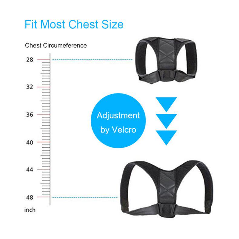 Buy Jon Malone Back Orthopedic Belt Invisible Strap Kyphosis Correction ...