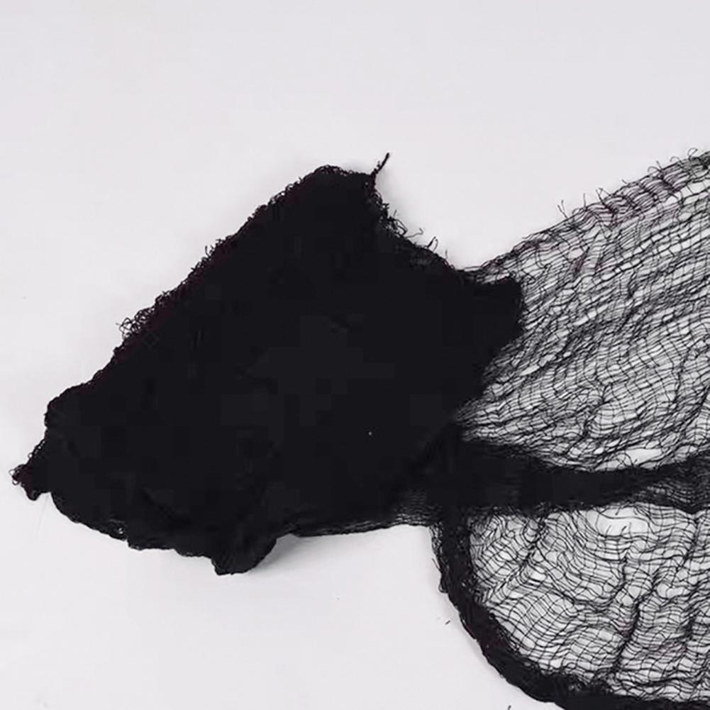 Buy Halloween Black Cotton Yarn Terror Horror Gauze Halloween Props ...