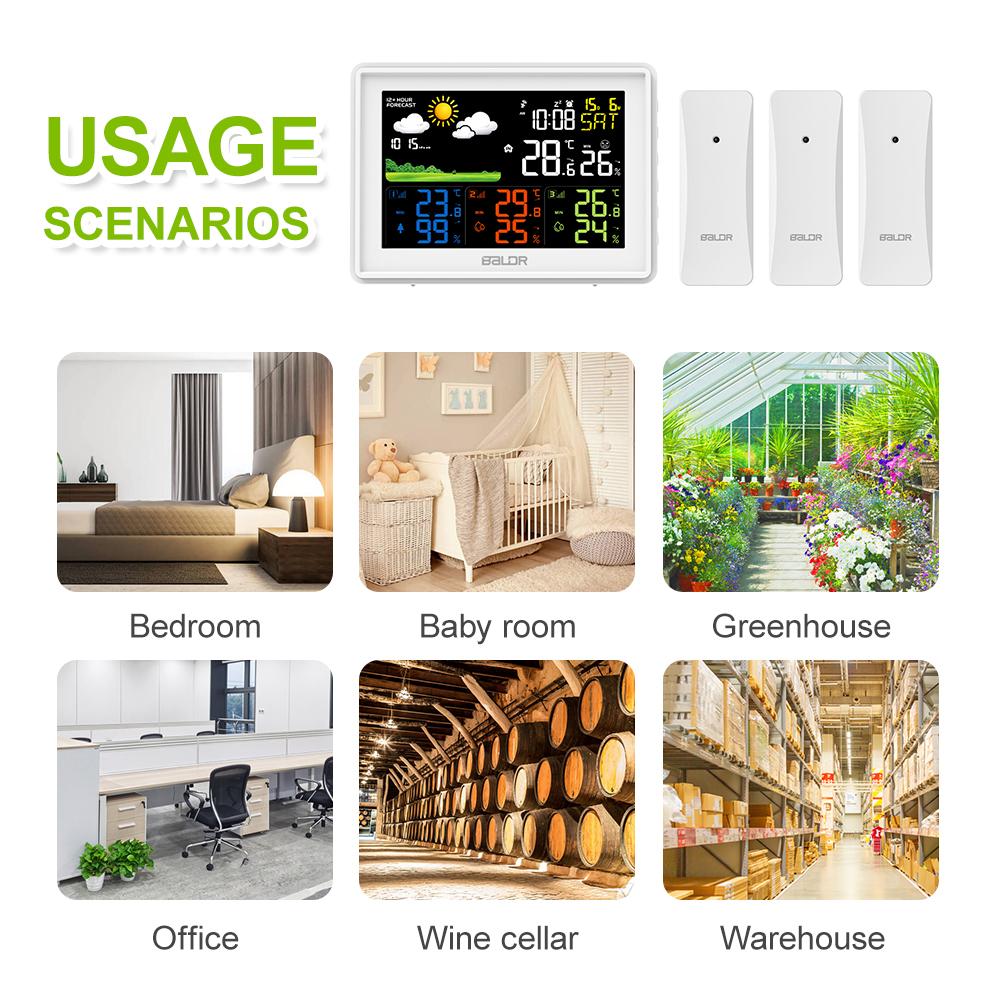 Buy New Home Wireless Weather Station Temperature Sensor Outdoor ...