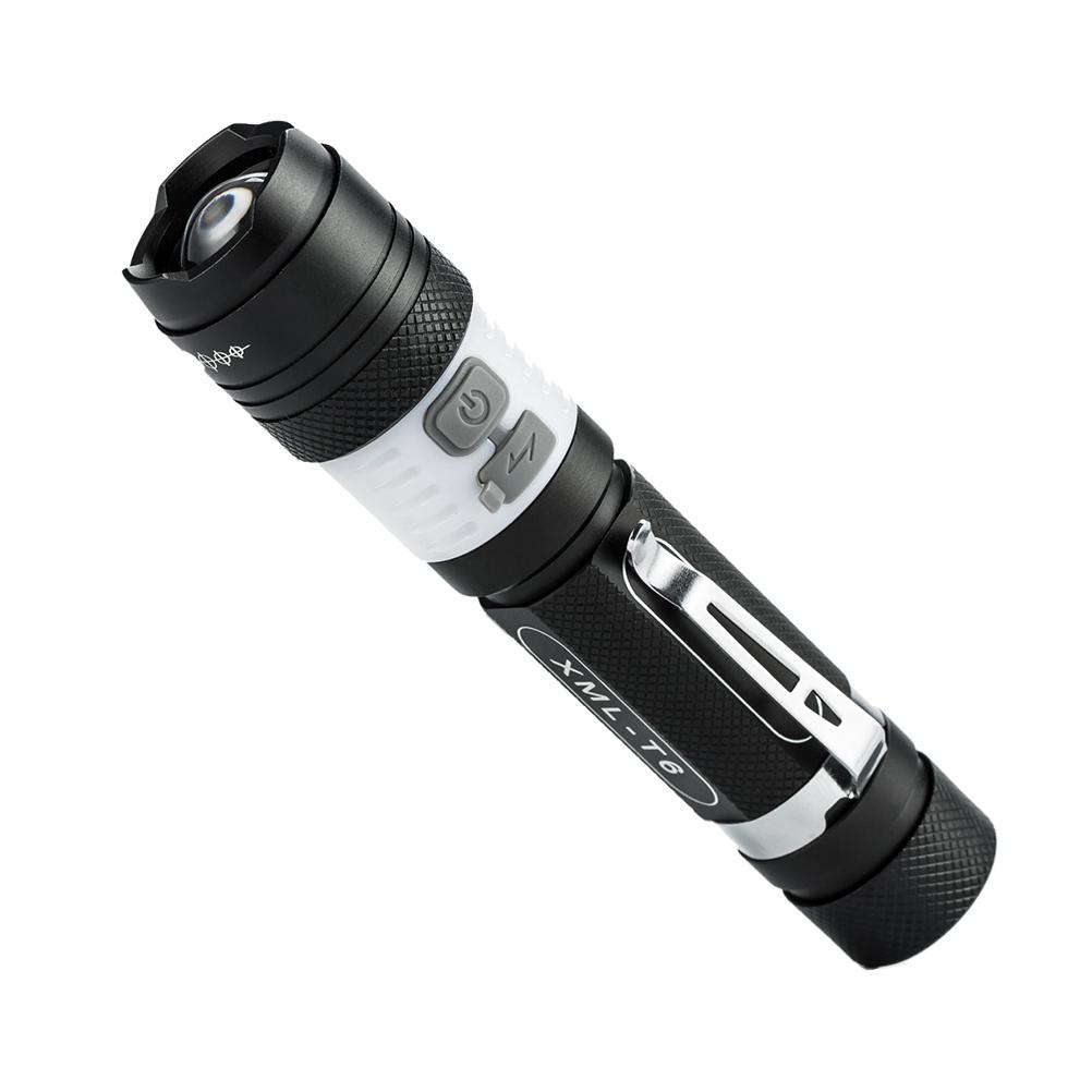 Buy Practical Good Quality Strong Light Usb Rechargeable Flashlight ...