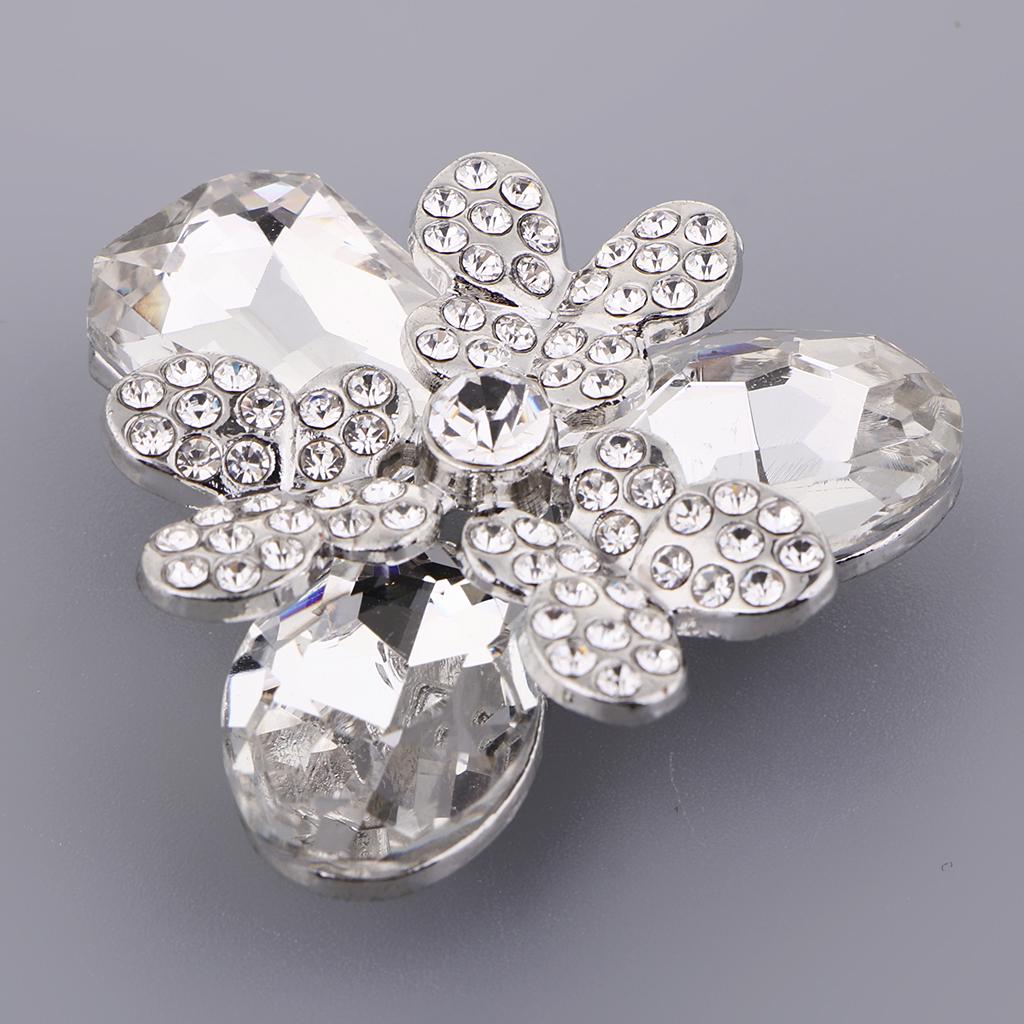 Buy Alloy Rhinestone Shank Buttons Decorative for Bag Dress Decor at ...