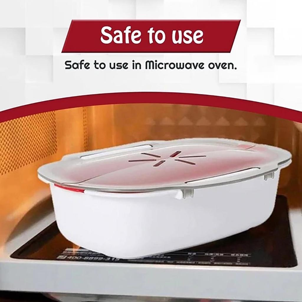 Satın alın COZY Microwave Steamer Collapsible Bowl Steamer Meal Prep ...