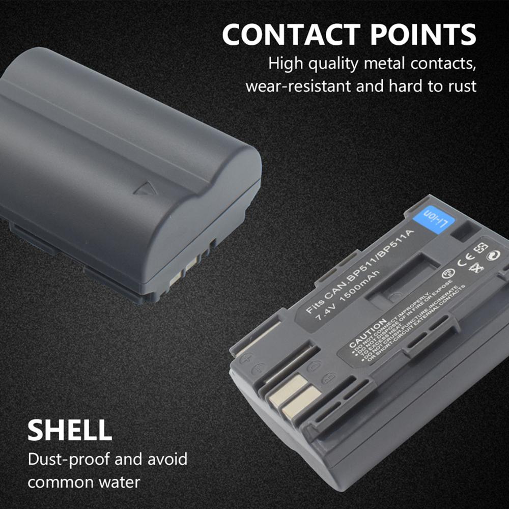 Buy BP-511 Rechargeable Battery For Canon EOS 30D EOS 300D EOS 5D EOS ...