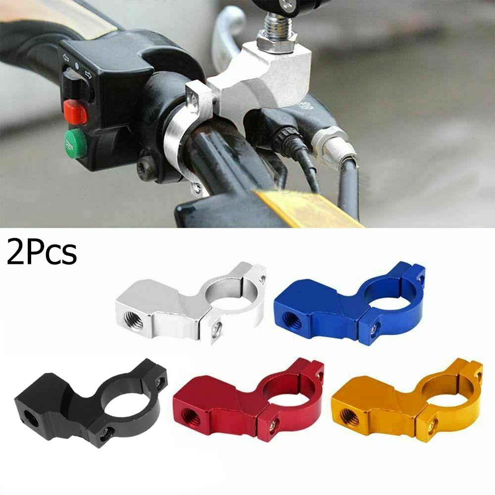 Buy 2pcs 7/8" ATV 10mm Dirt Bike Clamp Mirror Mount Holder Handlebar ...