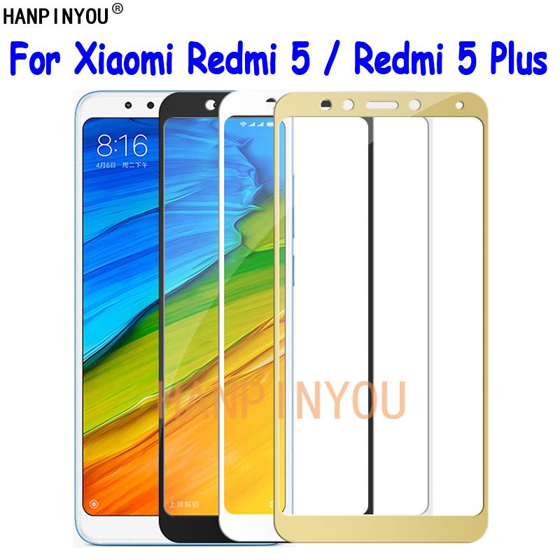 Buy For Xiaomi Redmi 5 / 5 Plus 2.5D Full Cover Toughened Tempered ...