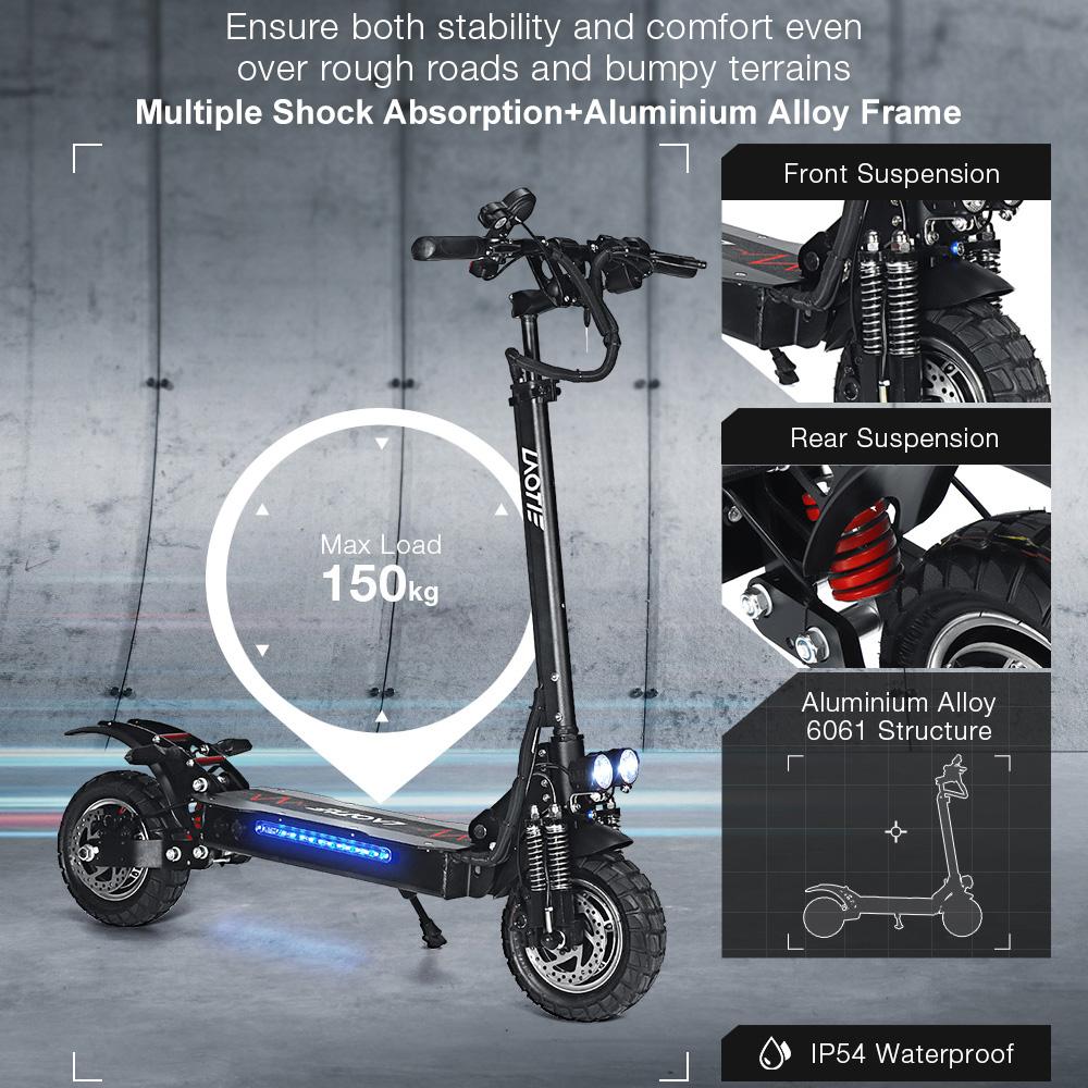 LAOTIE® L8S Pro 52V 28.8Ah 21700 Аккумулятор 2x1200W Двойной двигатель ...