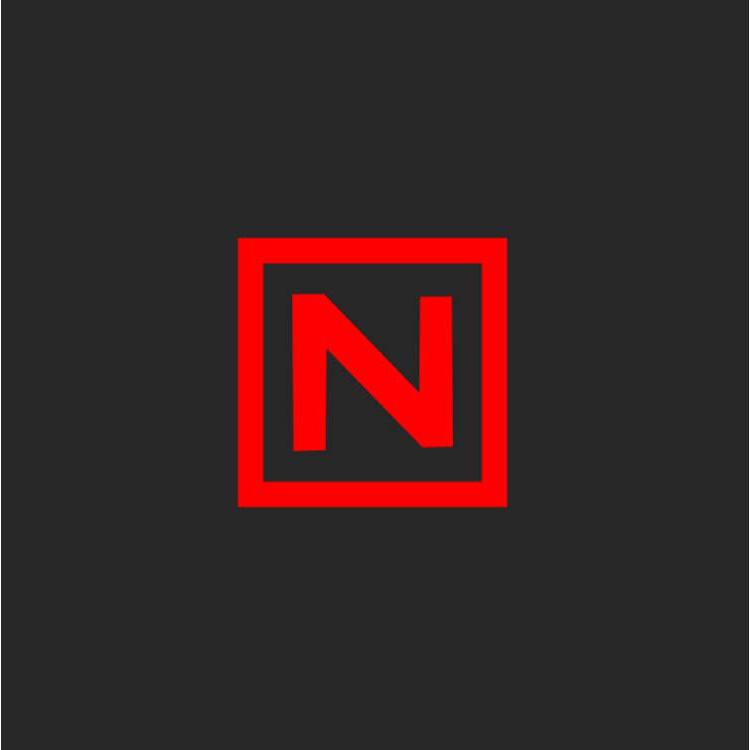 Satın alın Red Yellow White Black N Sign N-shaped Letter N Car Sticker ...