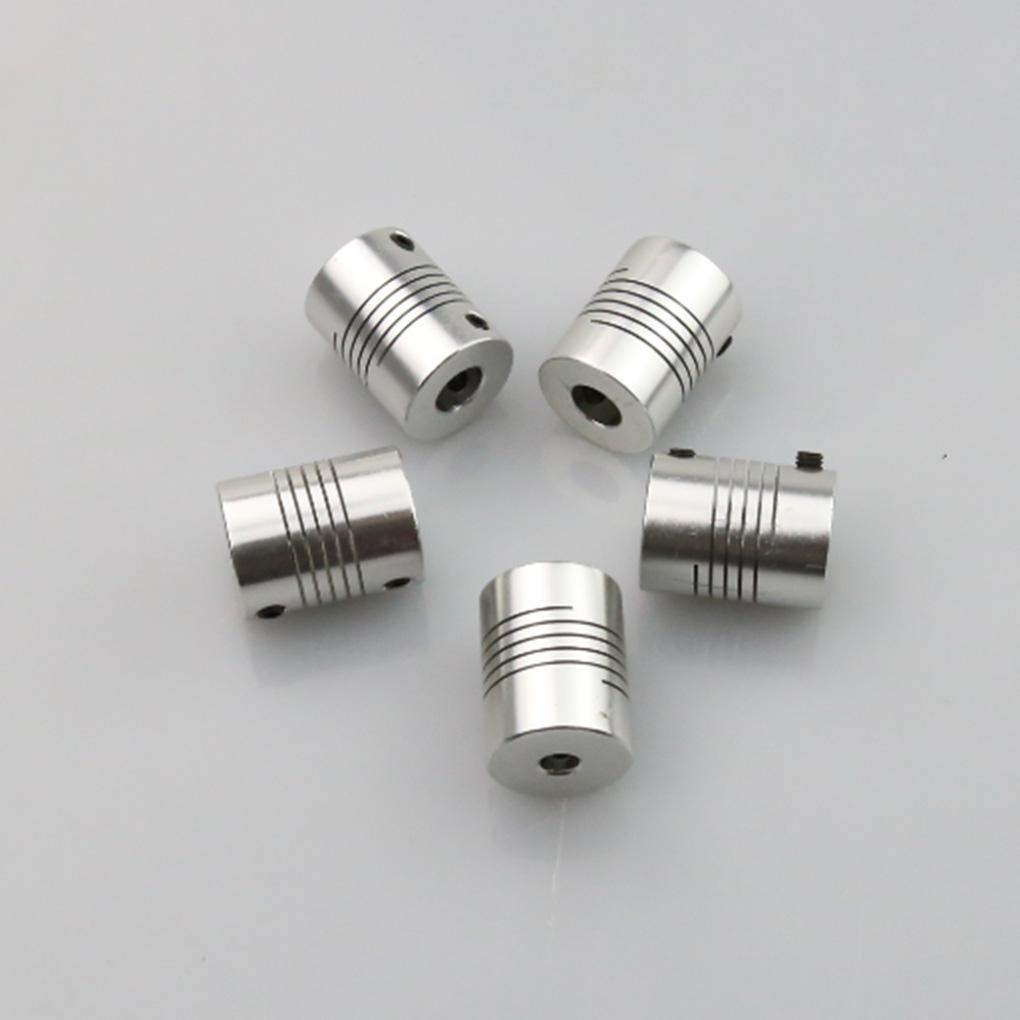 Buy 2Pcs Aluminum Alloy Flexible Shaft Couplings Elastic Coupler ...