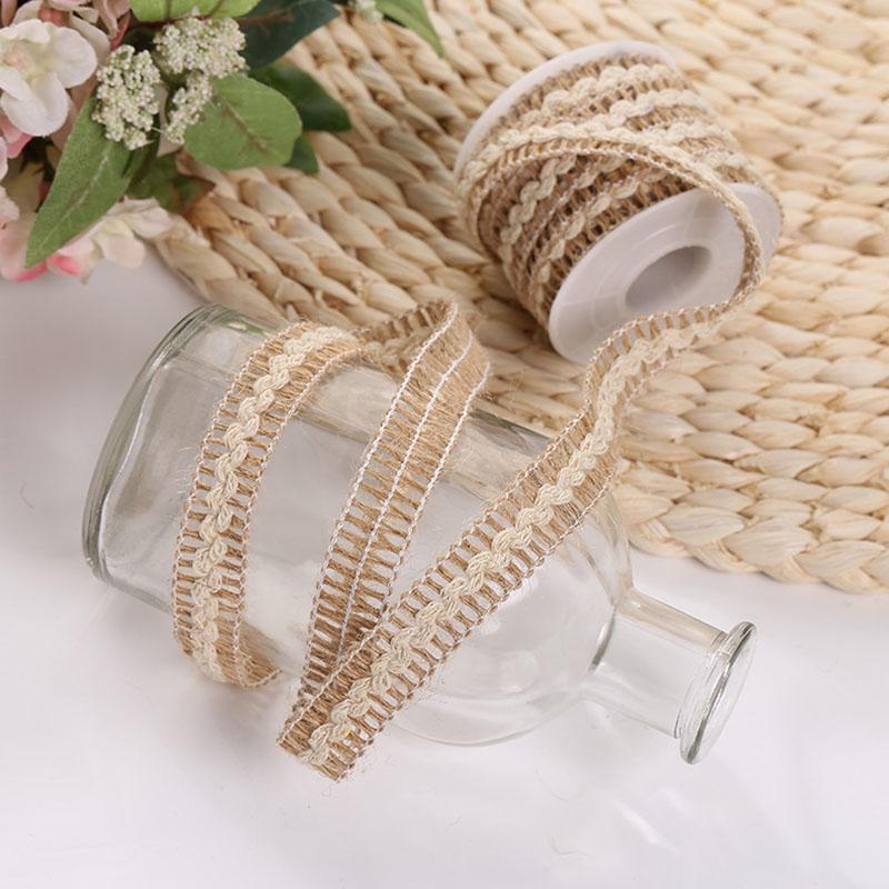 Handmade DIY Wedding Christmas Green Leaf Hemp Rope Decoration Craft ...