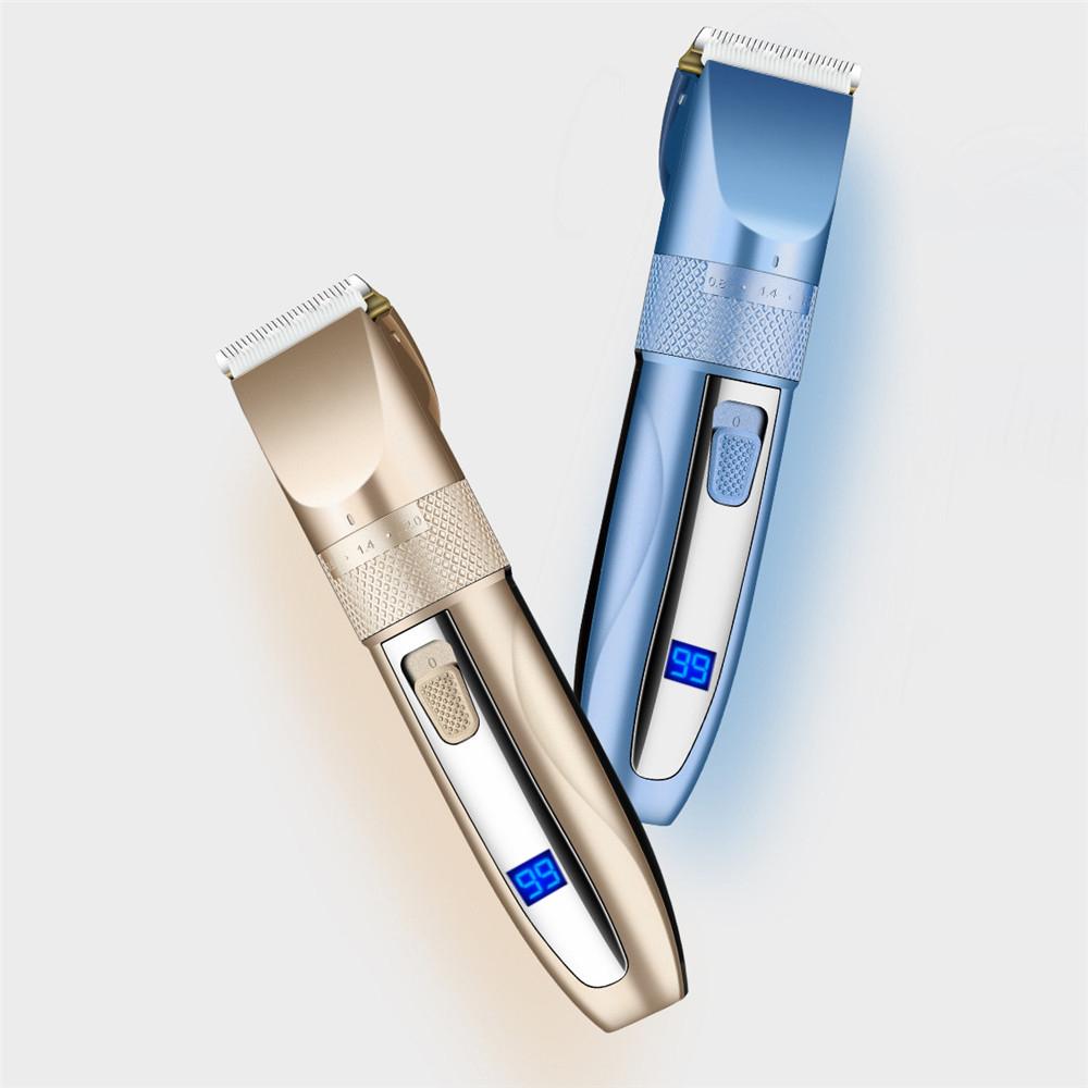 Buy Electric Hair Trimmers Hair Clipper Men USB Rechargeable LCD ...