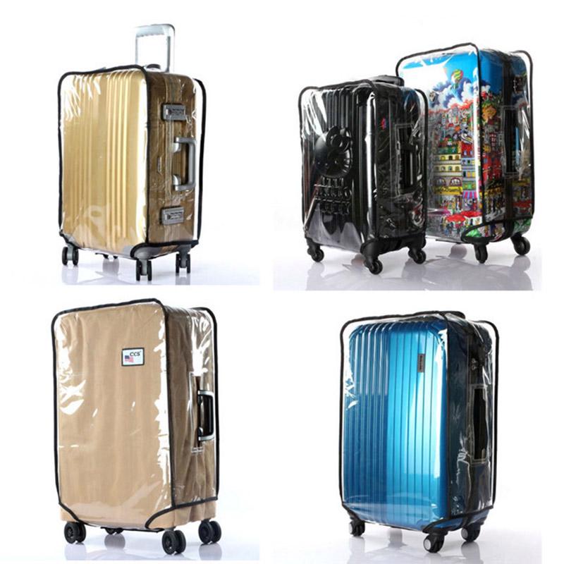 Transparent PVC tie rod box sleeve Luggage case protector Waterproof ...