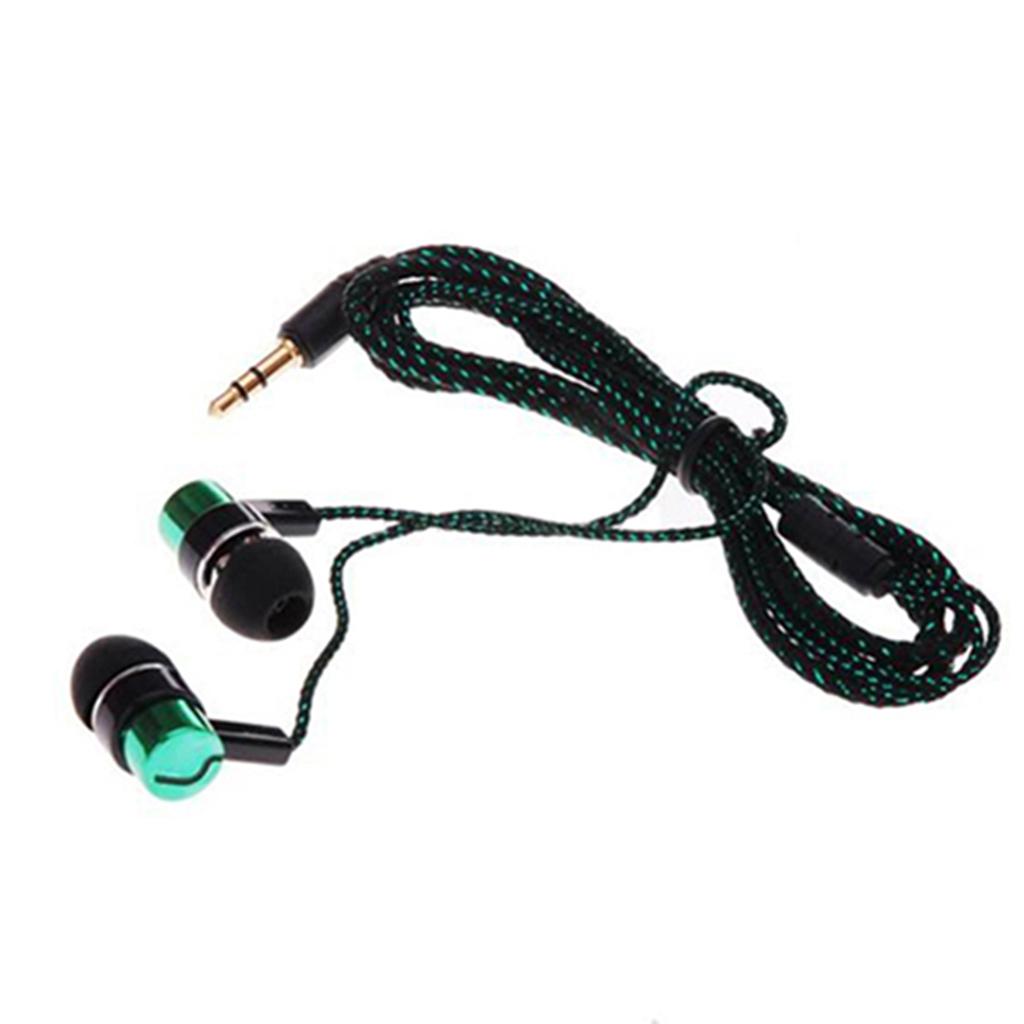 3.5mm In-Ear Earbud Wired Stereo Braid Cord Earphone Headset for iPhone ...