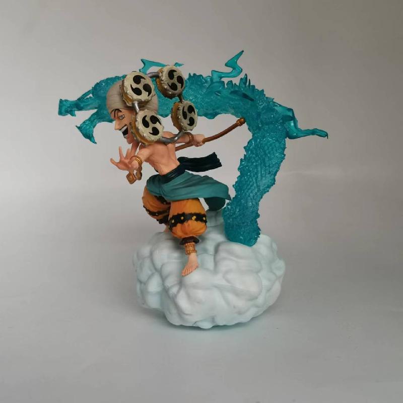 Buy Anime Action Figure One Piece Enel Toy PVC Model Doll GK ...