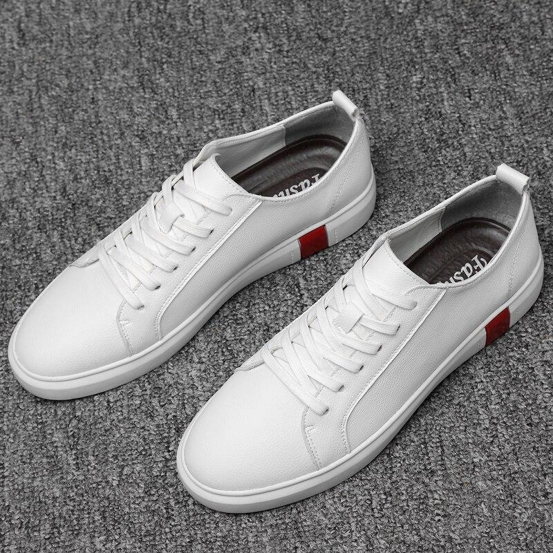 Kaufe FIXSYS Leather Man Casual Shoes Lightweight Sneakers Outdoor Mens ...