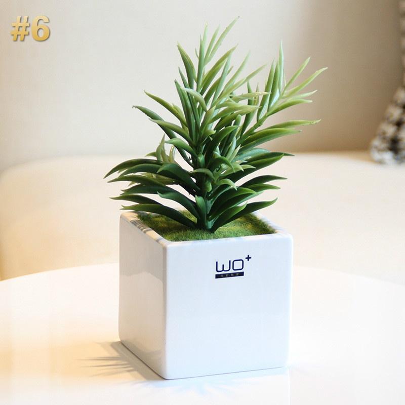 Buy Simulation Green Plant Succulents with Ceramic Basin at affordable ...