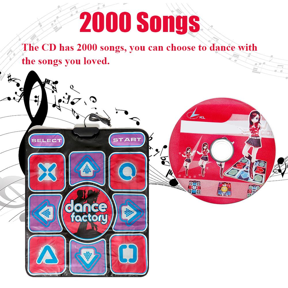 Non Slip Dancing Step Dance Mat Accurate Foot Print Game Mats Fitness ...