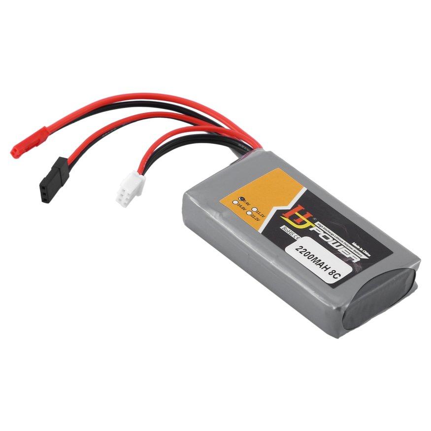 Buy 7.4V 2200MAH Lipo Battery For Futaba 14SG 16SZ 18SZ 4PLS T6K 7.4v ...