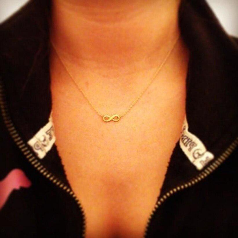 Buy Women's For Bridal Jewelry Clavicle Necklace Unlimited Eternal ...