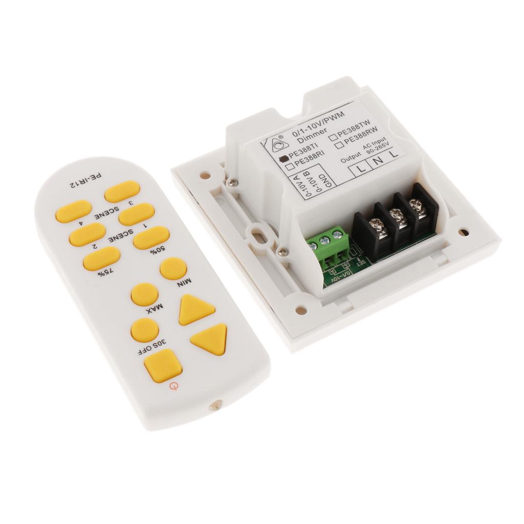 Buy 010V IR Control Led Touch Switch Panel Stepless Controller Dimmer ...