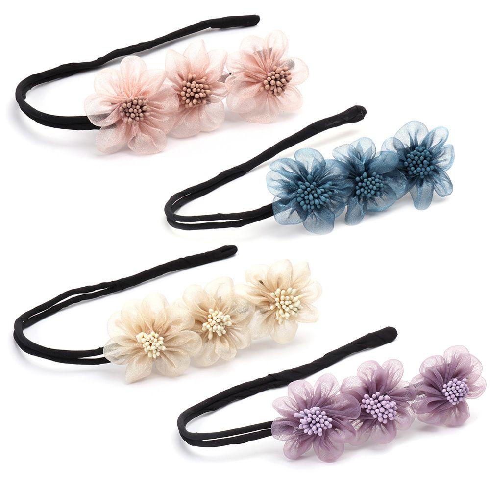 Buy Handmade Hairdressing Tools Flower Hairpin Hair Bun Maker Elegant ...