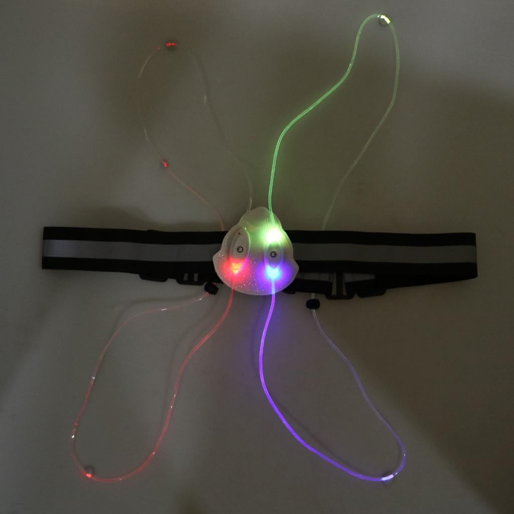 Buy Flashing LED Reflective Belt Vest Strap Band Safety Night Running ...