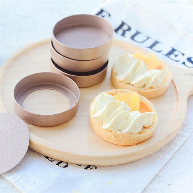 Buy Non-Stick Round Shape Cake Pan DIY Cake Tart Mold Baking Cheese ...