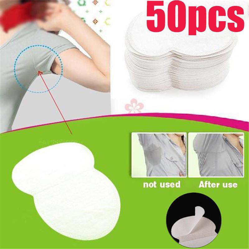 Buy 50pcs Summer Sweat Pad Perspiration Absorbing Guard Underarm Armpit ...