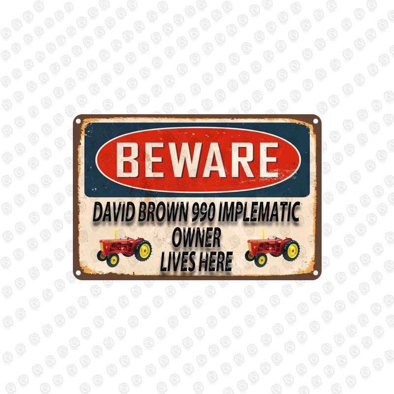Warning Keep Out Caution Metal Signs Vintage Poster Man Cave Wall Decor ...