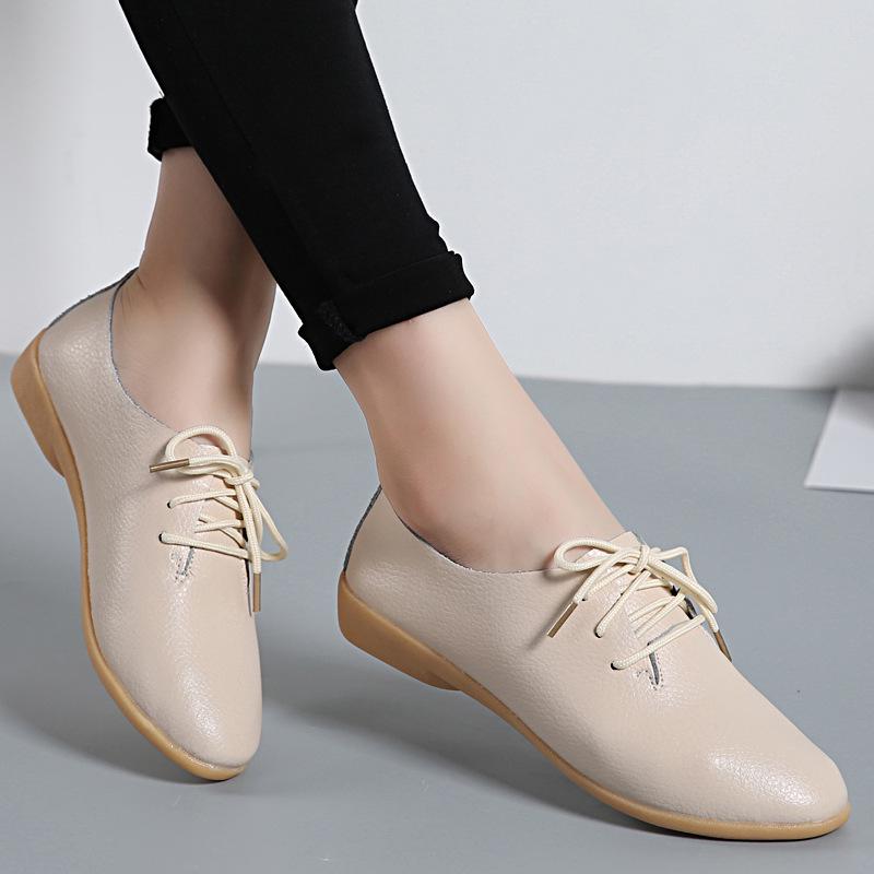 Cheap Women's New Fashion Flat Shoes Casual Comfortable Lace Up Women's ...