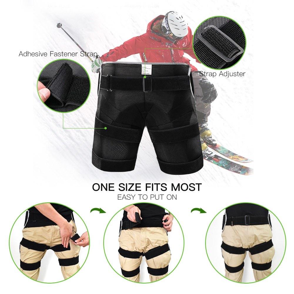Buy EVA Paded Hip Butt Protection Short Pants Adjustable Impact Shorts ...