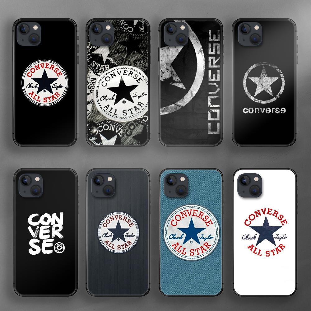 Buy Converses Fashion Logo Black Phone Case For Iphone Xiaomi Mi Redmi ...