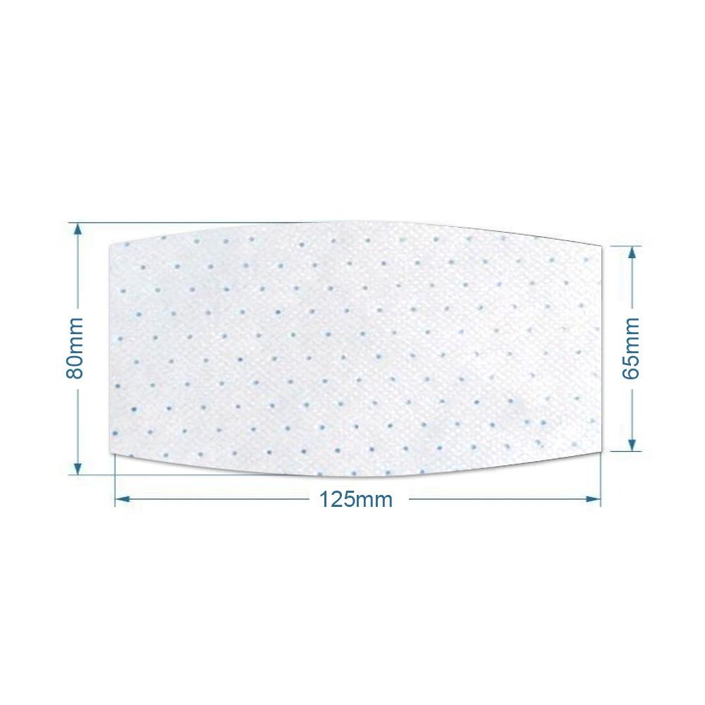 Buy 50pcs Masks 4 Layer Replacement Pad Waterproof Dustproof Disposable ...
