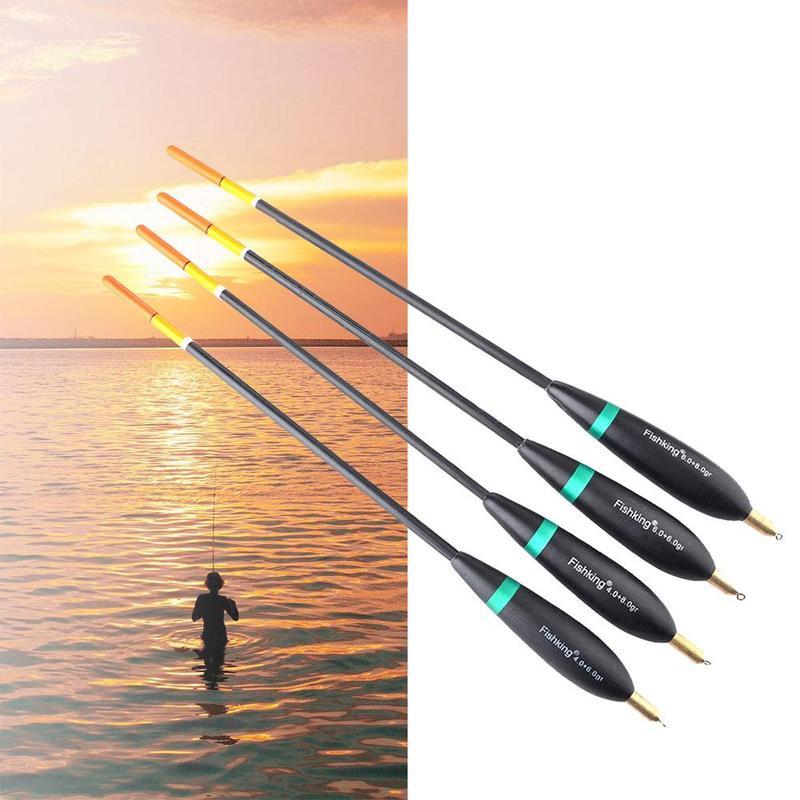 4Pcs Bottom Fishing Floats 24cm-26cm Length Hard Tail Plastic Fishing ...