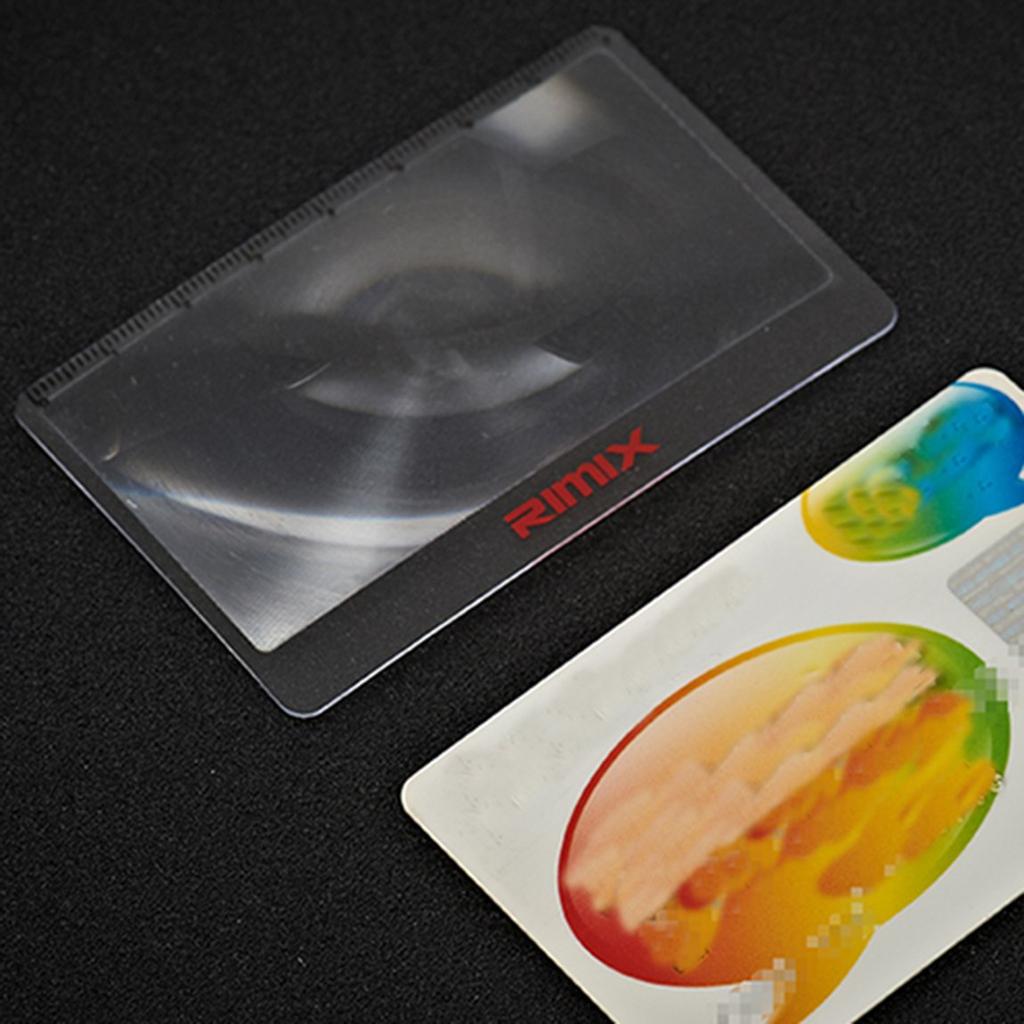 Buy Portable Card Magnifying Glass Ultra-thin Outdoor Fire Magnifying ...