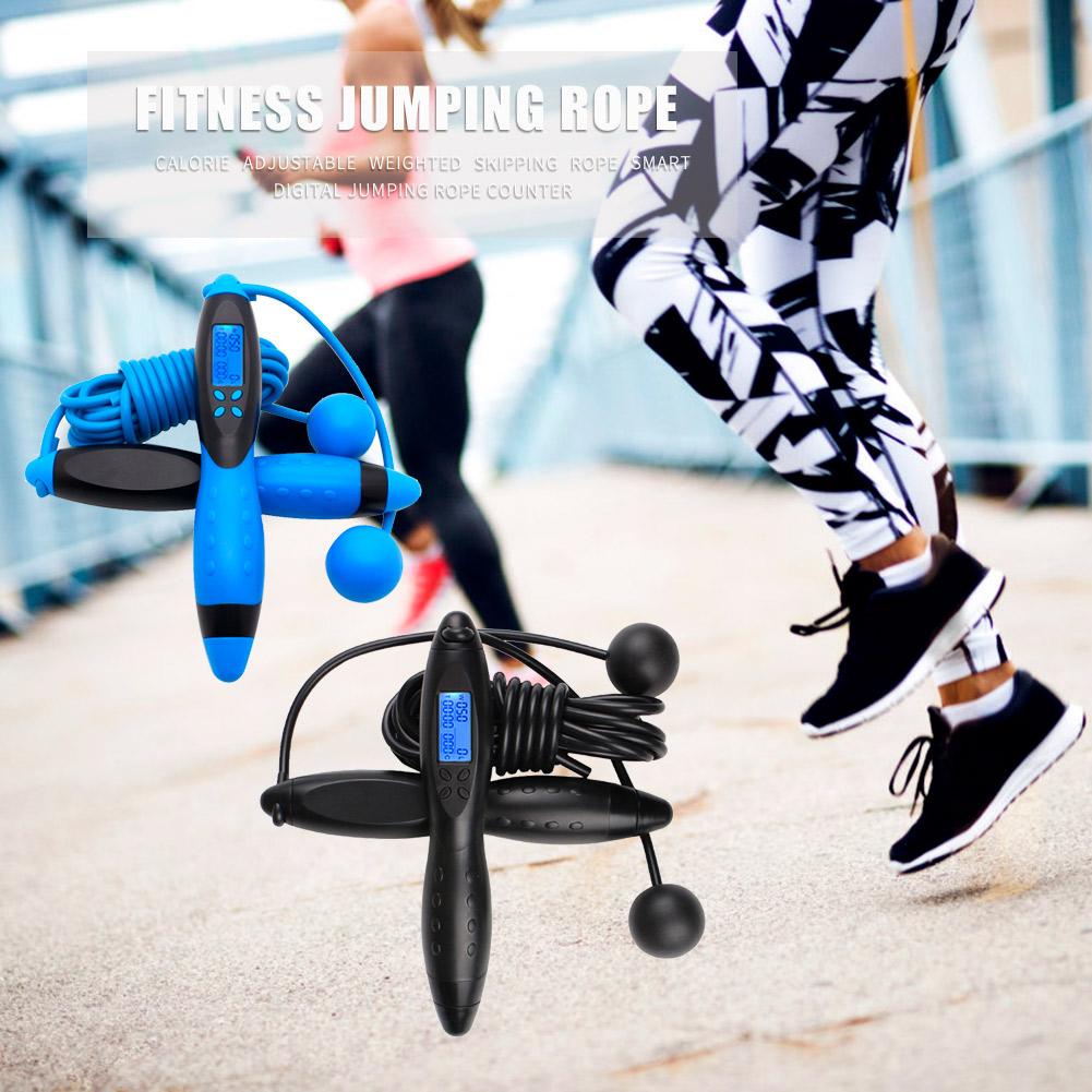 Buy Smart Digital Speed Jumping Rope Calorie Fitness Weighted Skipping ...
