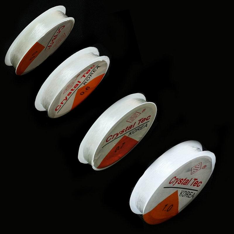 Buy Handmade Jewelry Making Women Clear Stretch Transparent Crystal ...