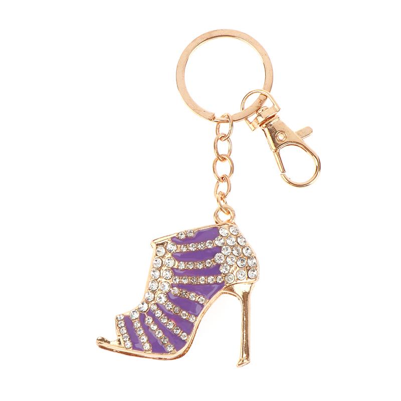 Satın alın Fashion High Heel Shoes Pendant Key Holder Decor Charms Bag ...