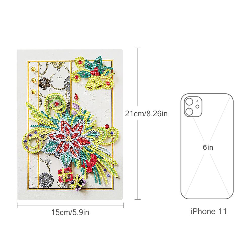 Buy DIY Special Shaped Mosaic Notebook Christmas 50 Pages Sketchbook A5 ...