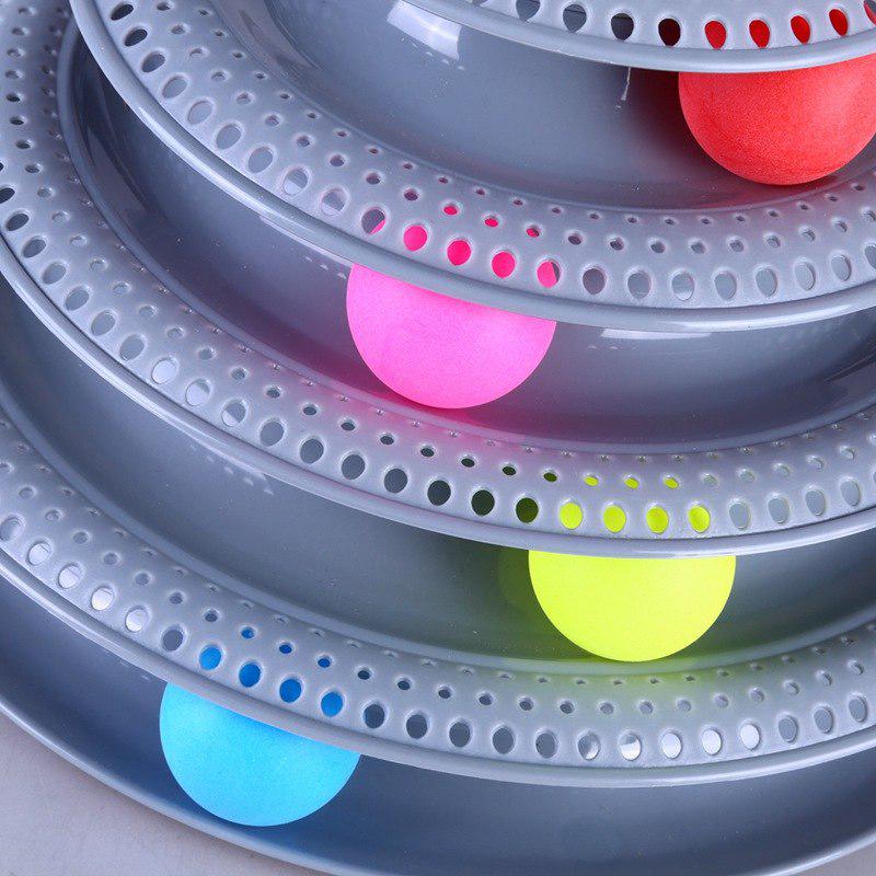 Cat Kittens Entertainment Disc Turntable Toys Pet Cat Colrful Toys ...