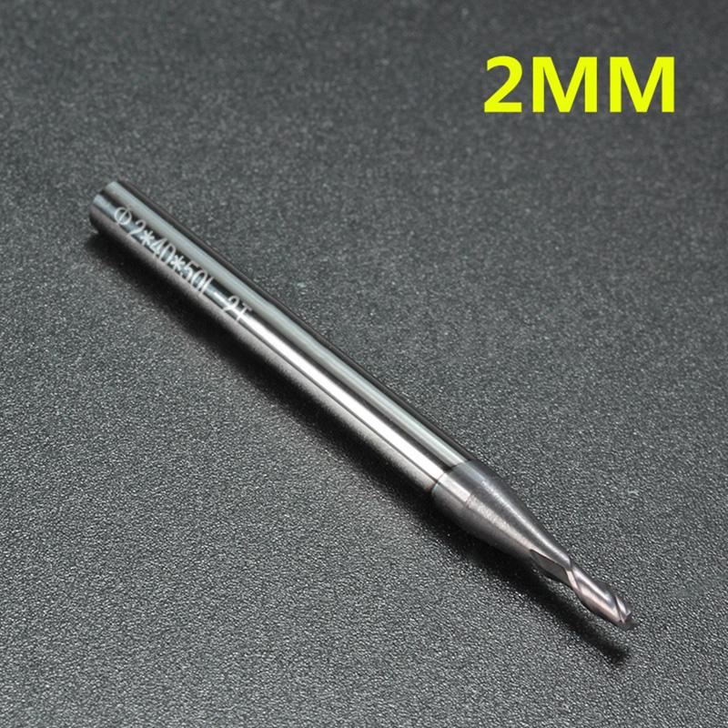 Buy 2-12mm Solid Carbide End Mill 2 Flute Slot Drills 2/3/4/6/8/10/12mm ...