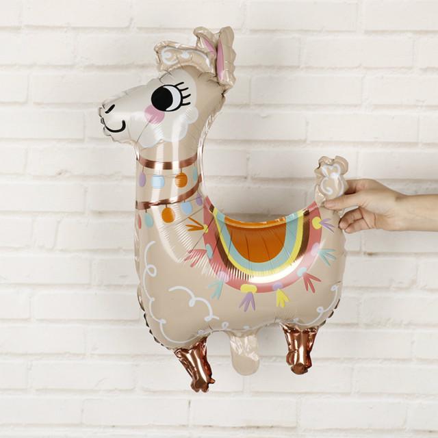 Buy Llama Alpaca Foil Balloons Cartoon Animal Decoration Birthday ...